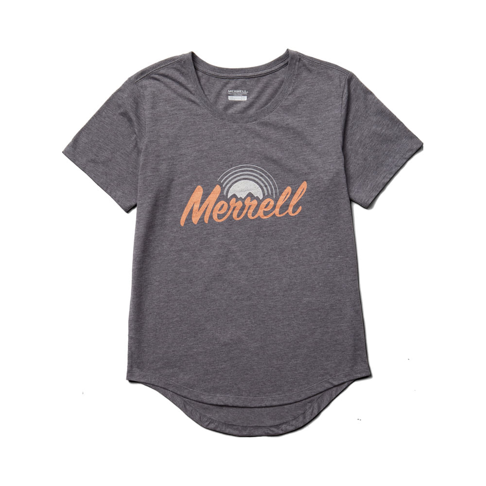 Camisetas Vintage Sunset Ss Te - Asphalt Heather JWF26266-LXF - Merrell