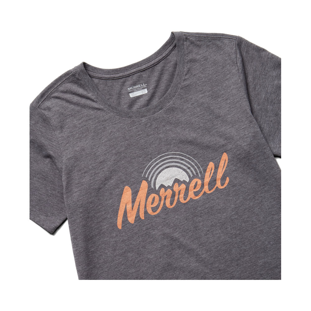 Camisetas Vintage Sunset Ss Te - Asphalt Heather JWF26266-LXF - Merrell