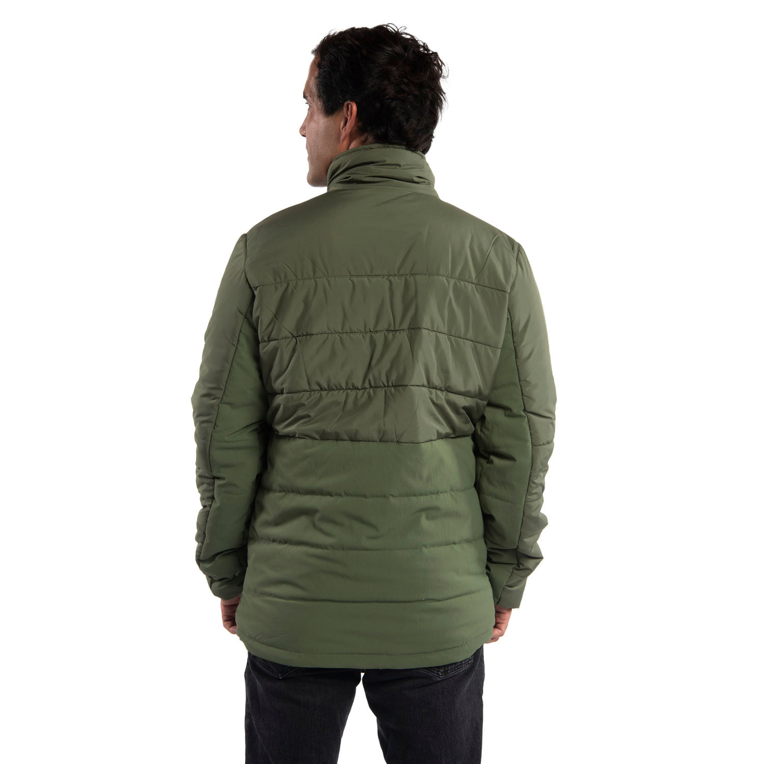Chaqueta Zipper Block-Rifle Green