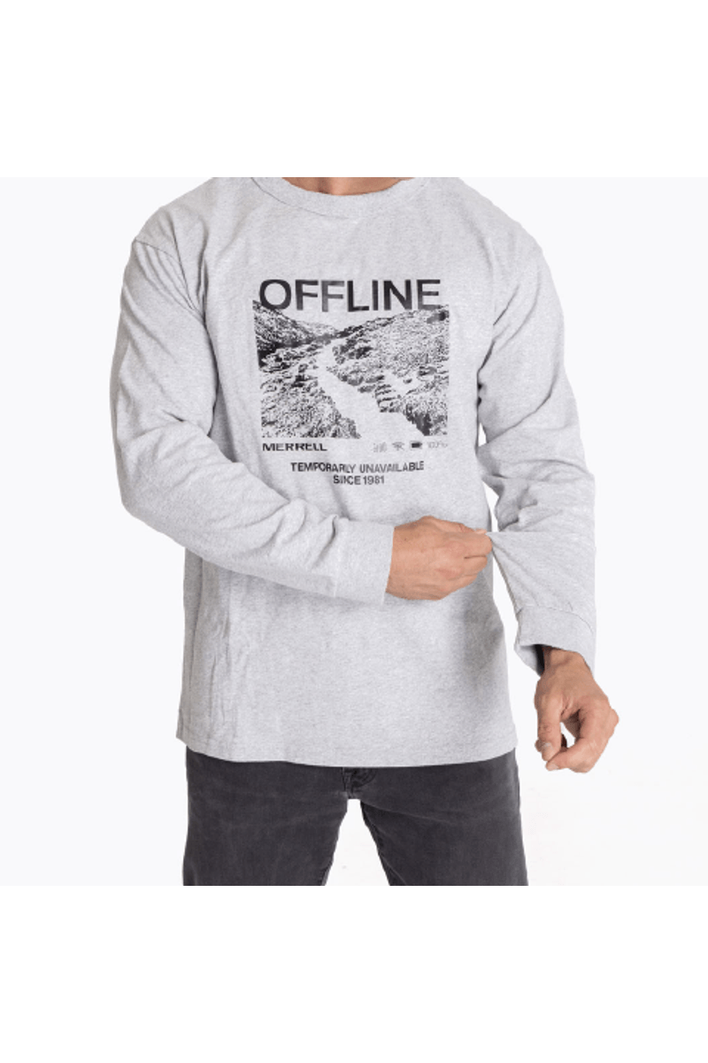 Camiseta Disconnect Grey Heather